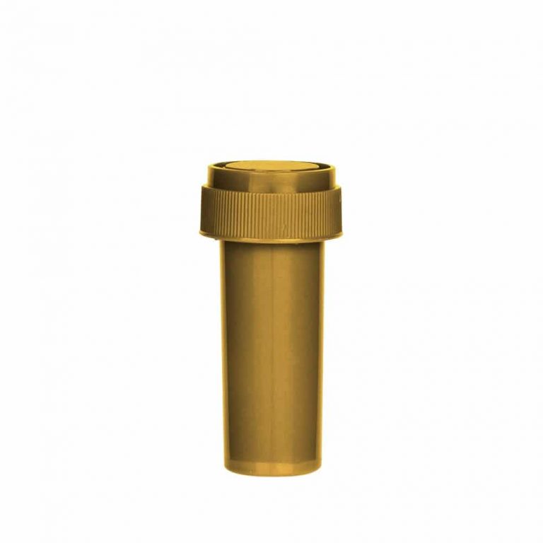 8 Dram Reversible Cap Vials Opaque Gold