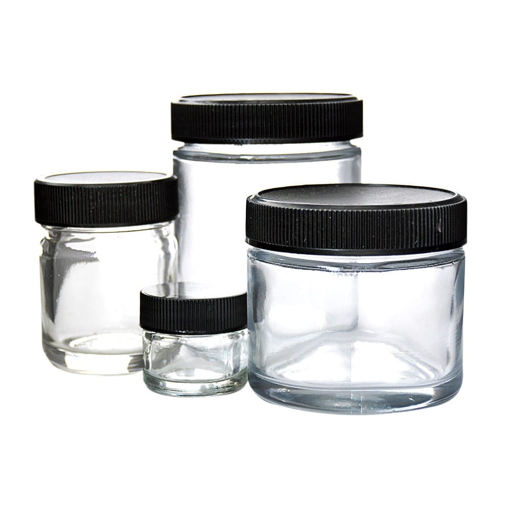 Jars | Ointment Jars | Suction Lid Glass Jars | Square Jars Wholesale