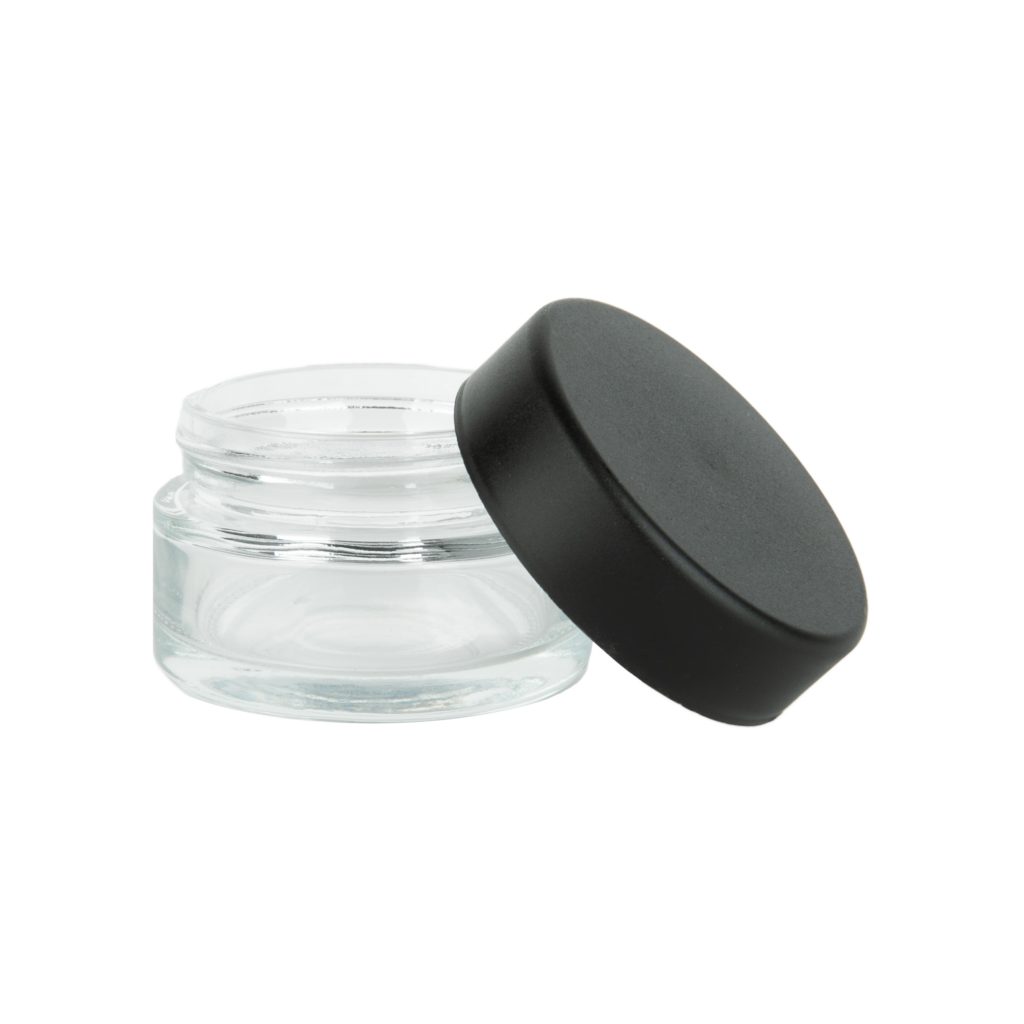Concentrate Containers | CR Clear Dab Jars | Suction Lid Glass Jars USA